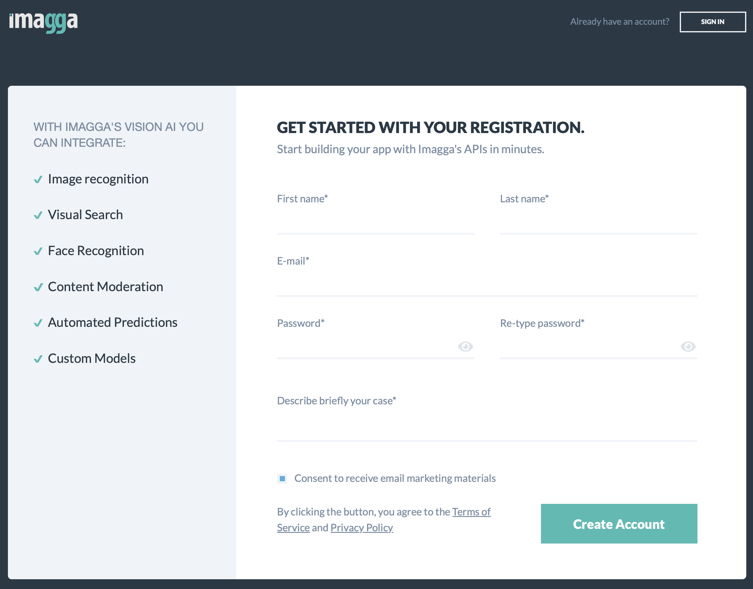 Imagga Image Recognition REST API Documentation